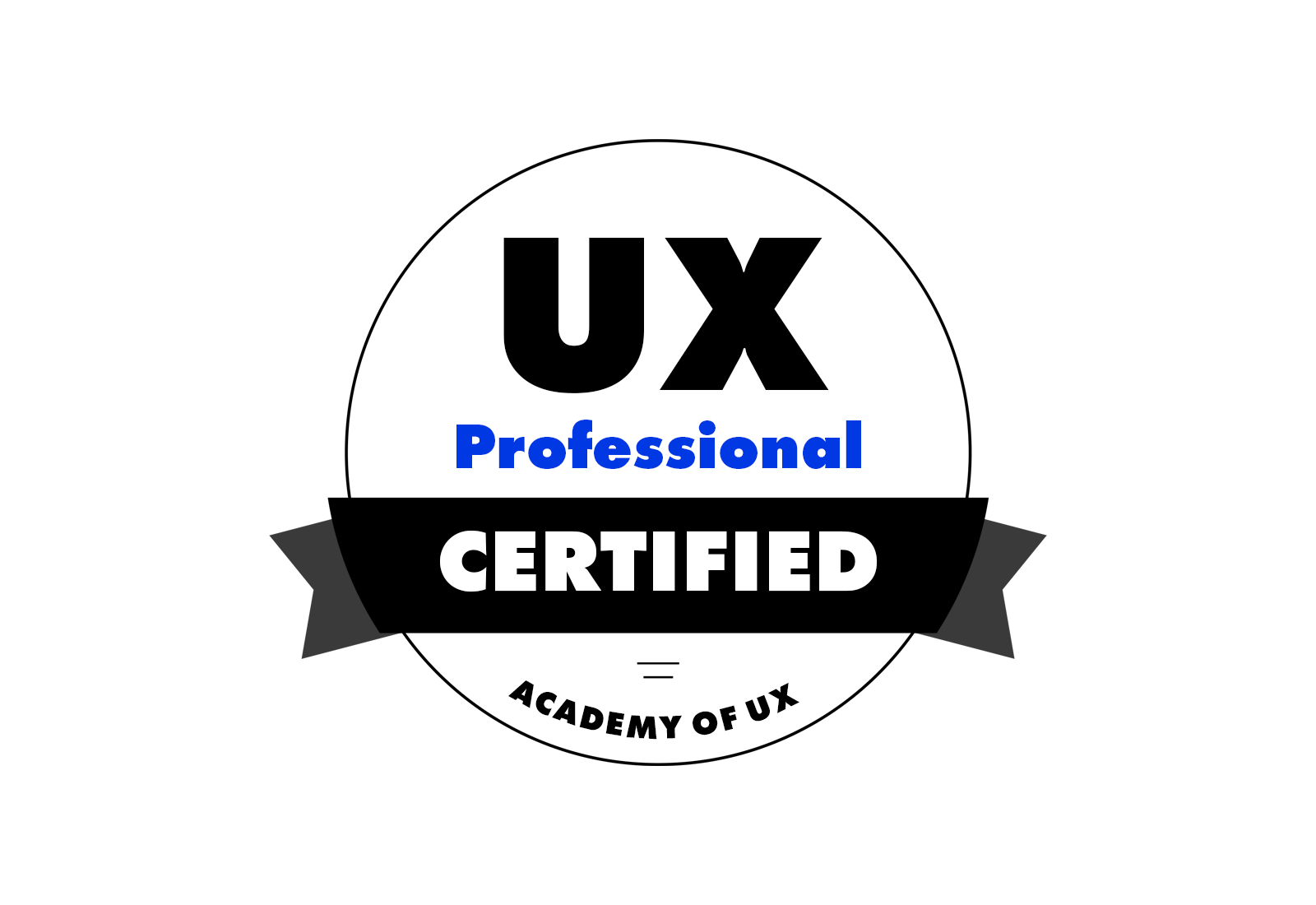 UX Certification Badge Display – AcademyOfUX